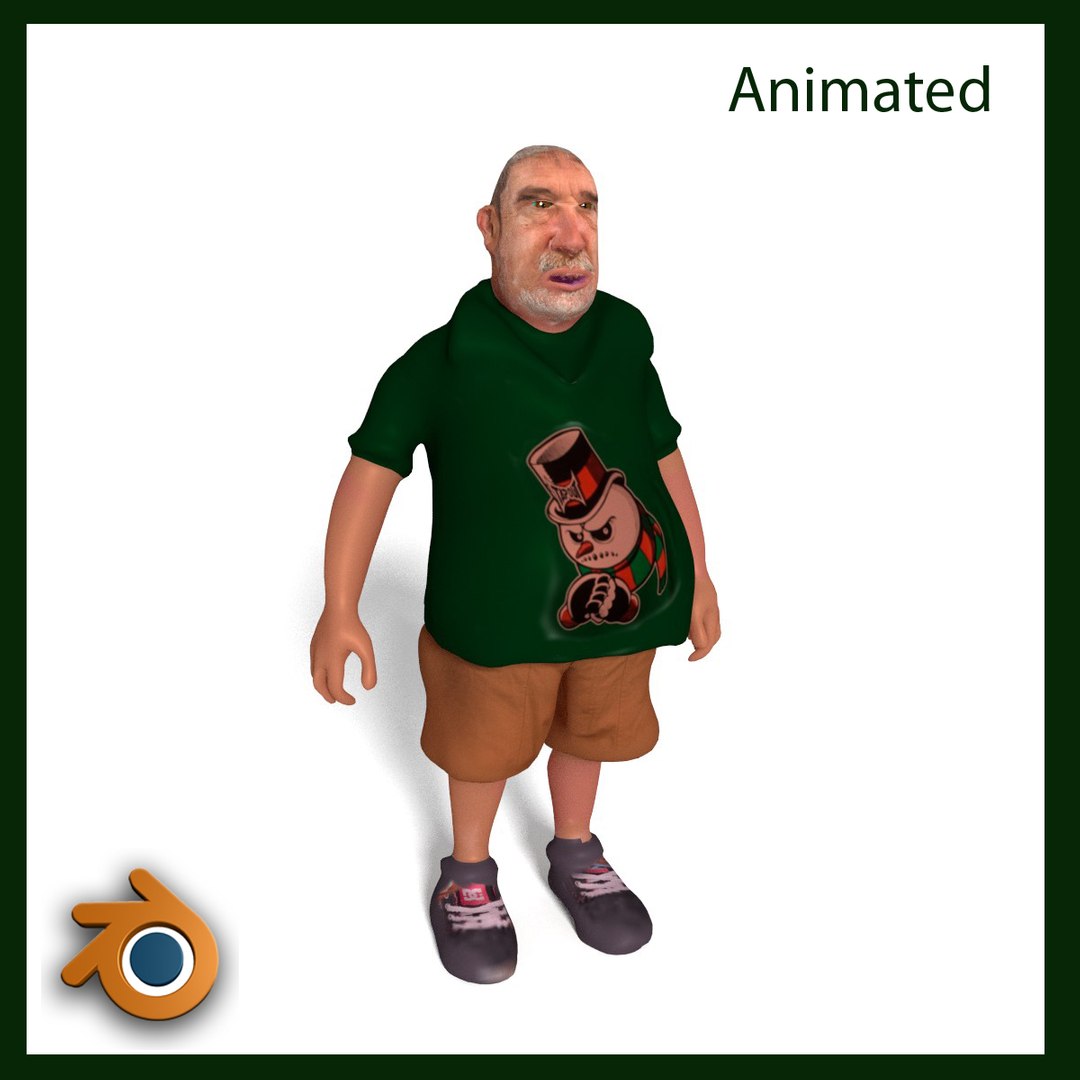 3d Man Animation Model
