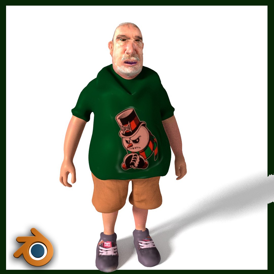 3d Man Animation Model