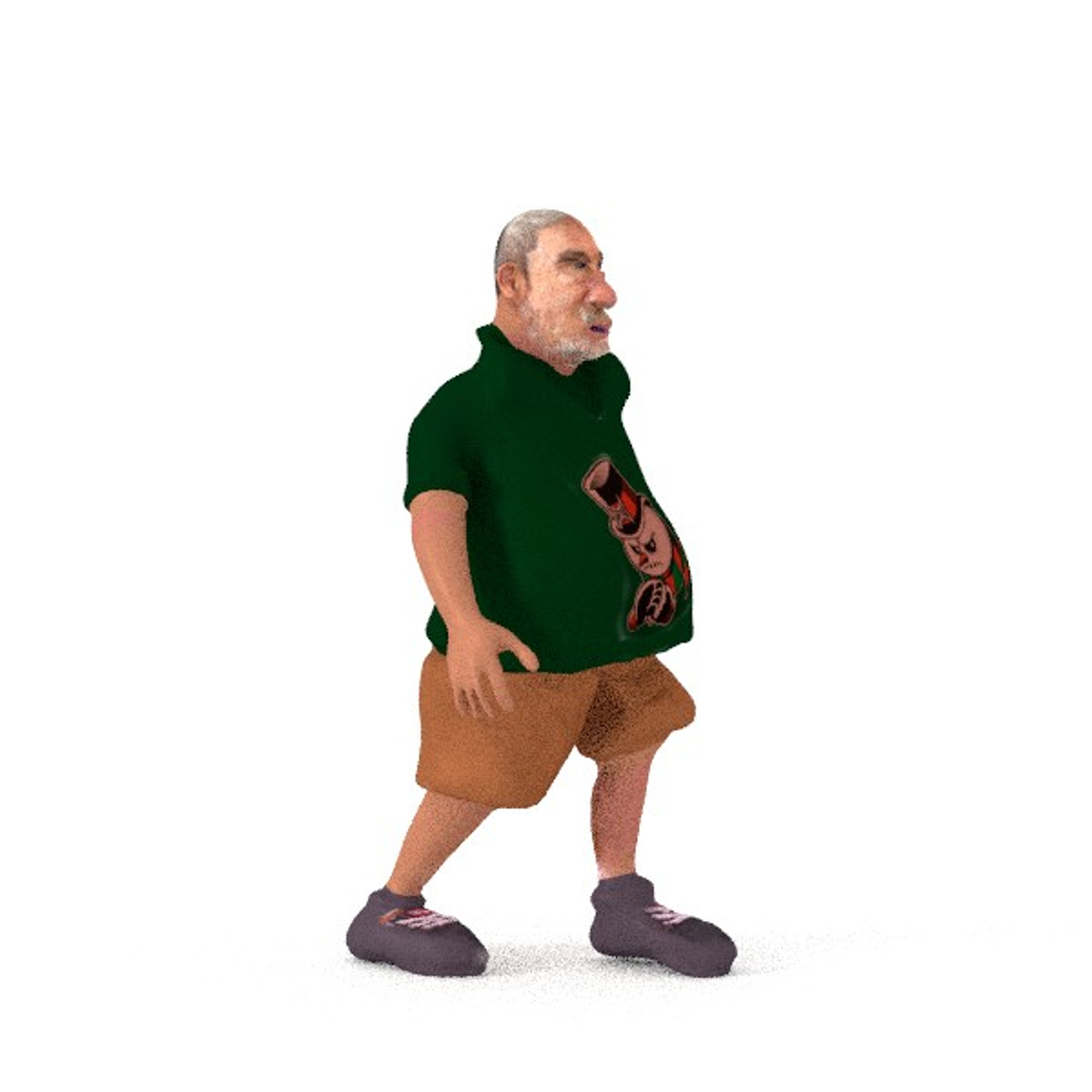 3d Man Animation Model
