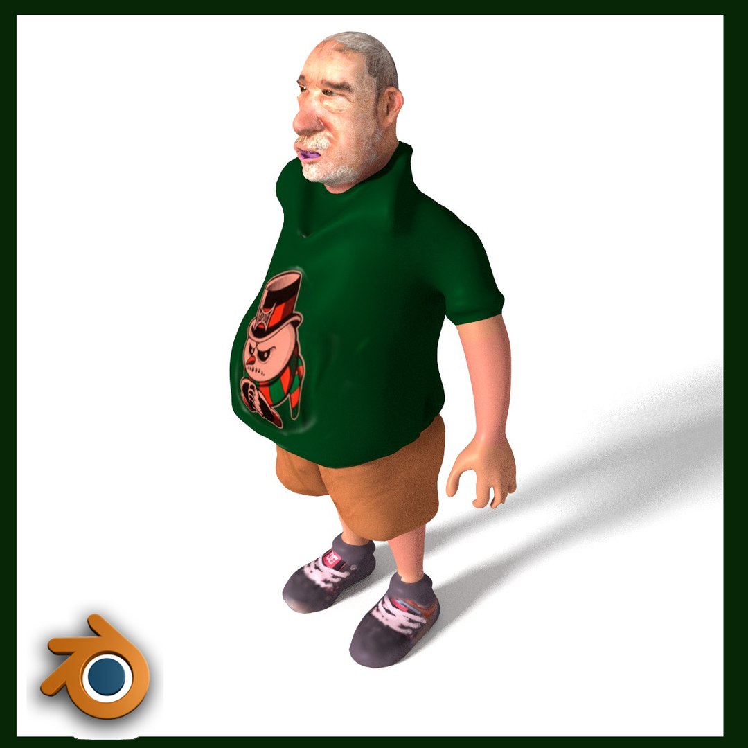 3d Man Animation Model