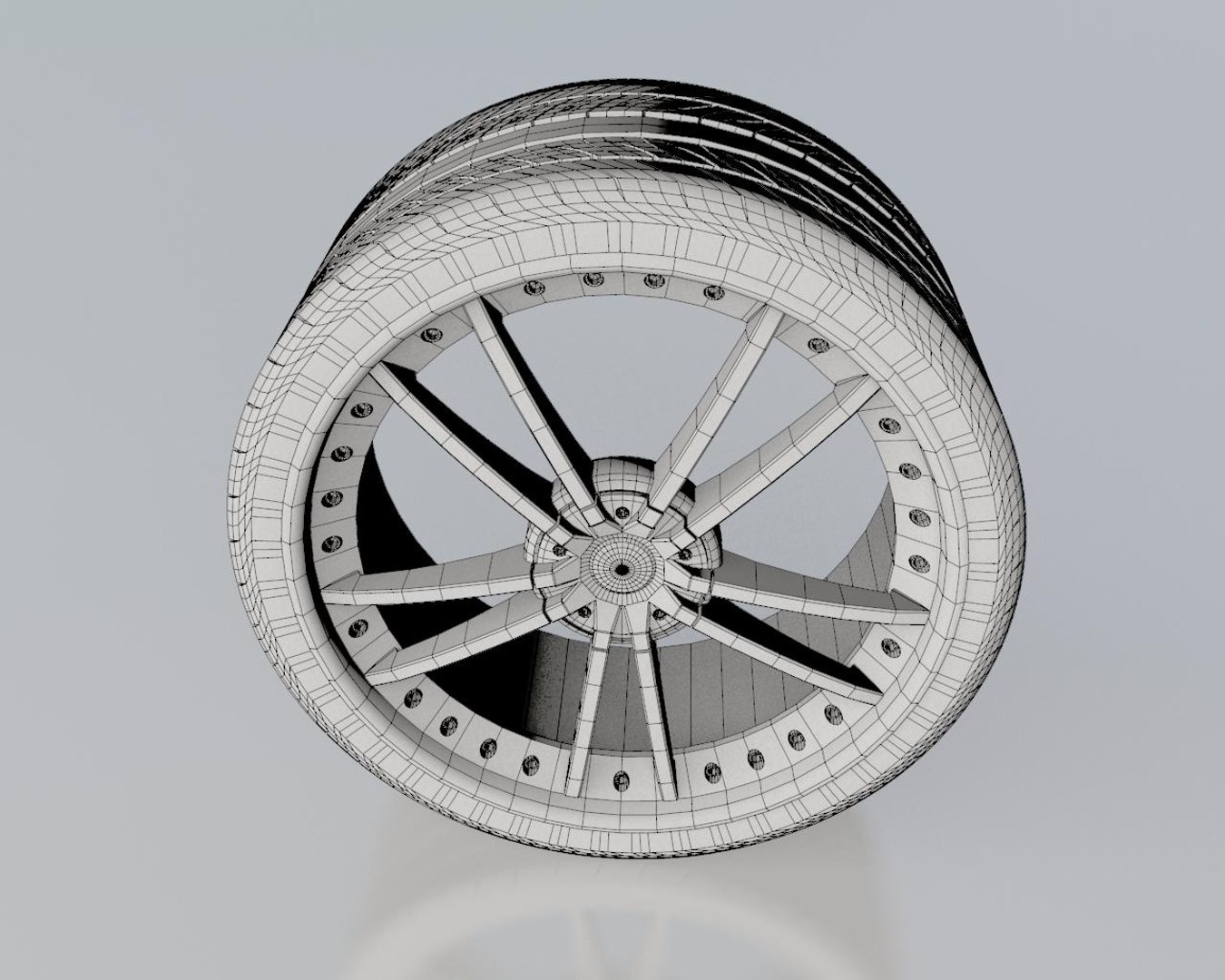 3dsmax Generic Wheel Tire