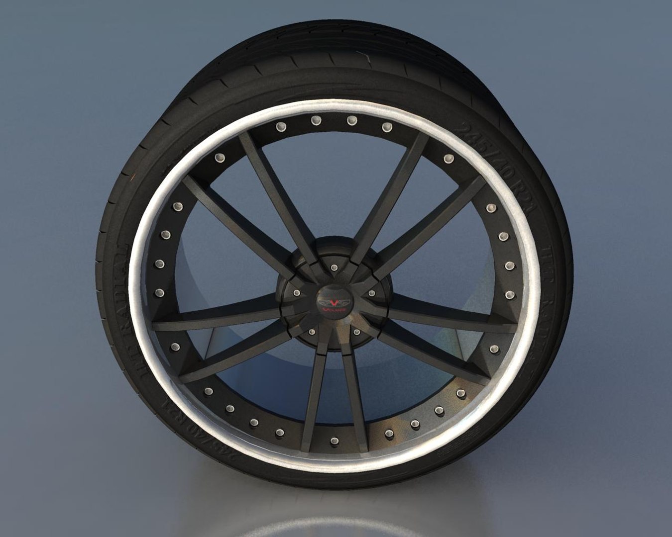 3dsmax Generic Wheel Tire