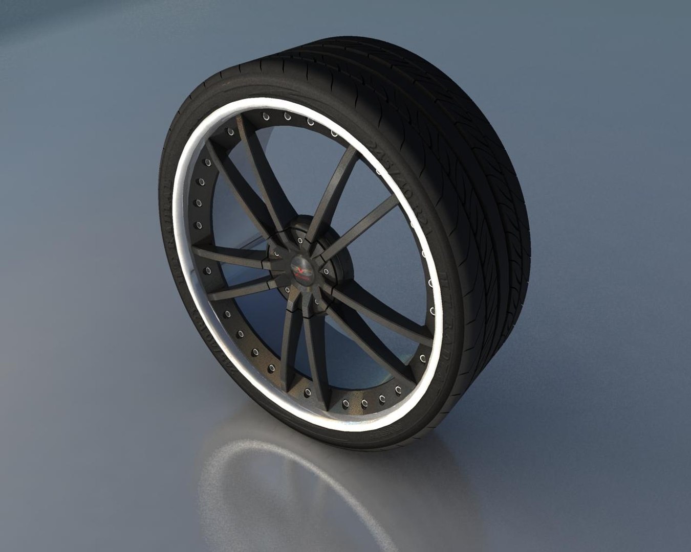 3dsmax Generic Wheel Tire