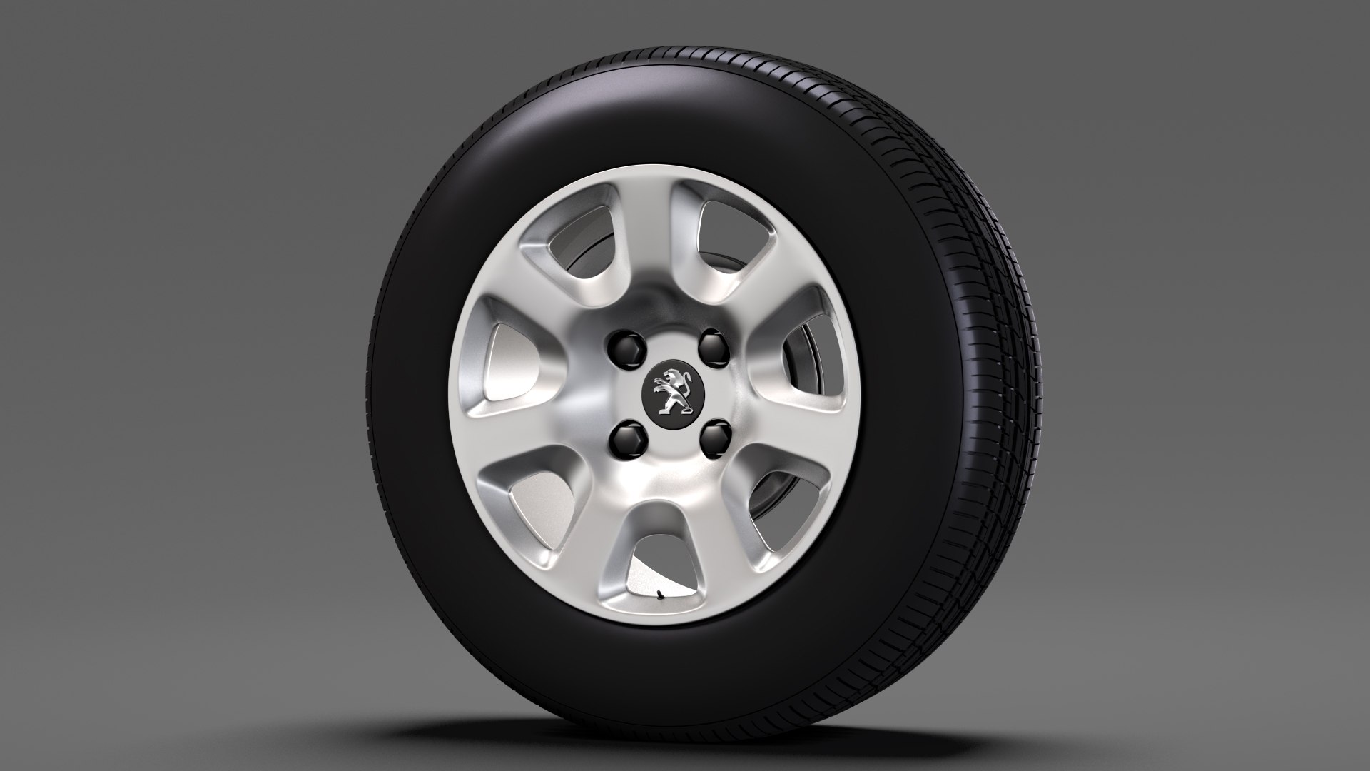 Peugeot Partner Van Wheel 3D Model - TurboSquid 1387653