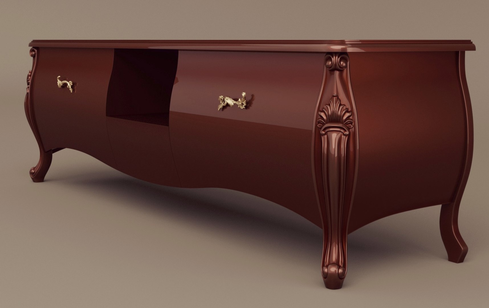 Berger Chantal Tv Stand 3d Max