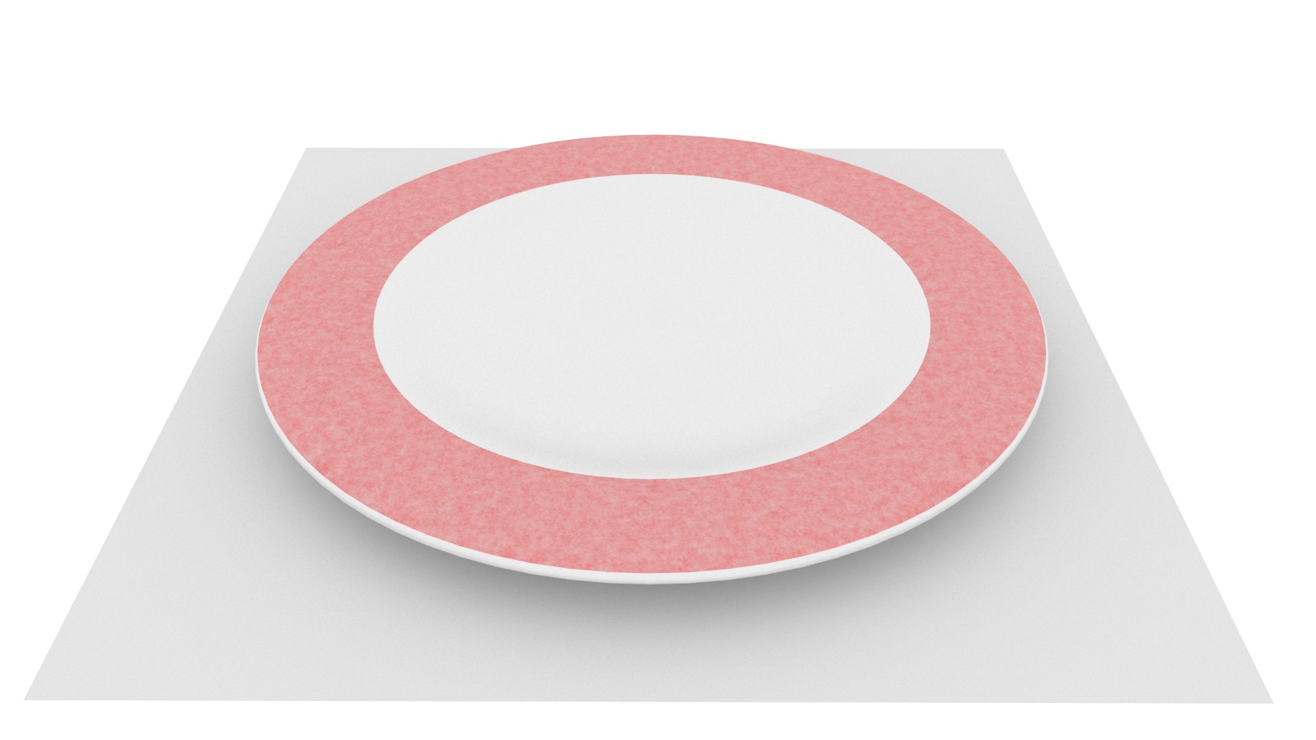 Free 3D Simple Plate - TurboSquid 1566500