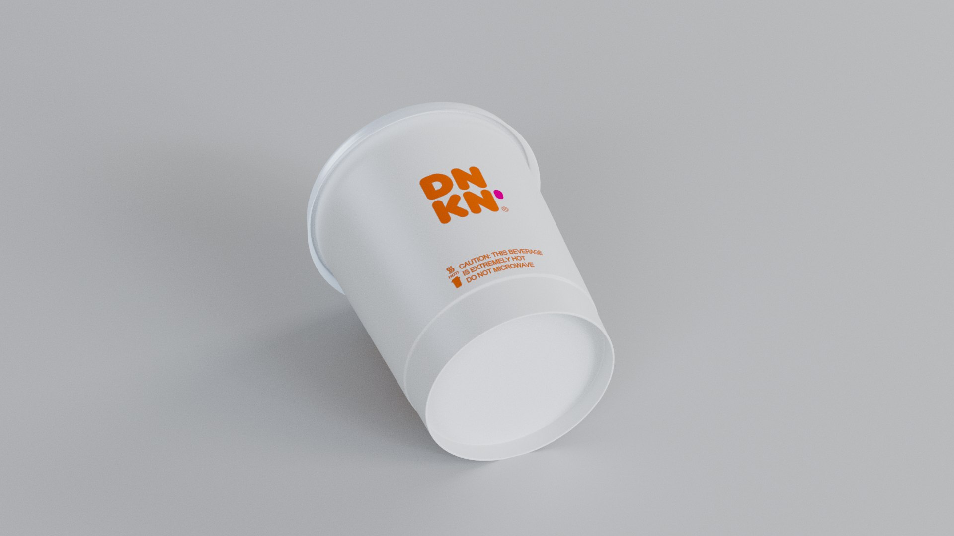 Paper cup dunkin 3D model - TurboSquid 1702226