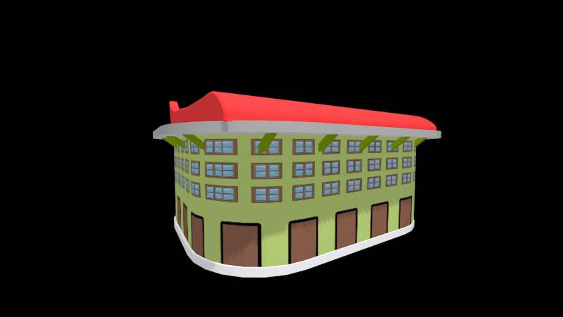 Low Poly Cartoon Hockey Arena 3D Model - TurboSquid 1725928