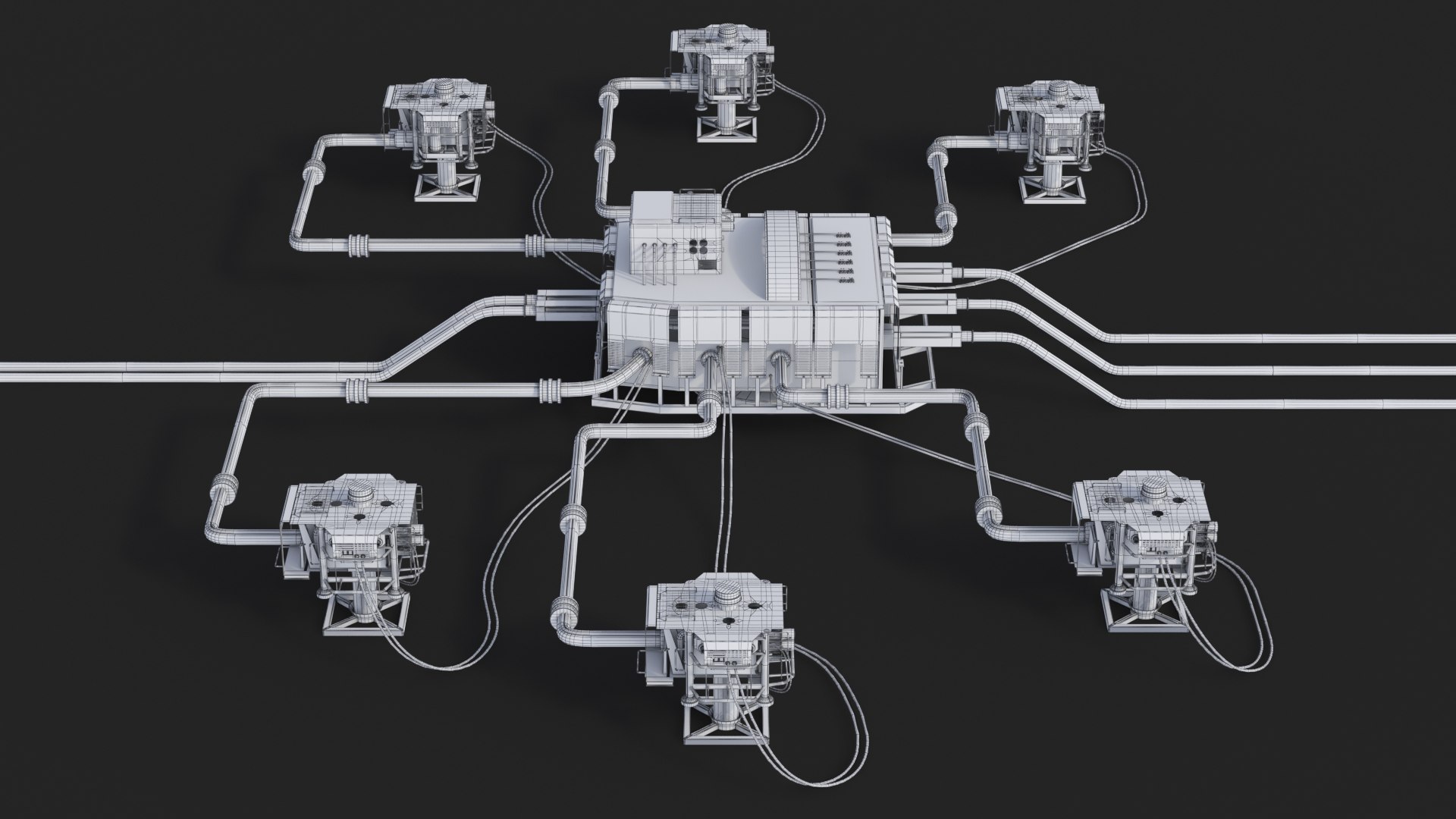 3D Sub Sea System Model - TurboSquid 1974992
