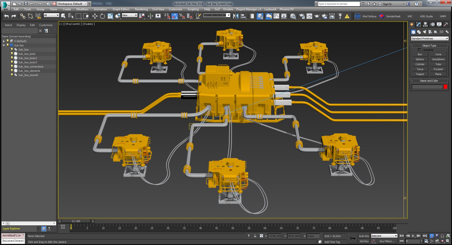 3D Sub Sea System Model - TurboSquid 1974992