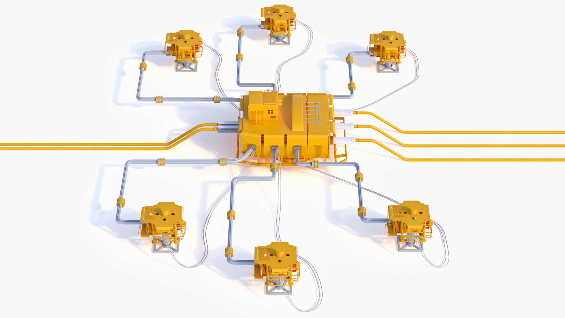 3D Sub Sea System Model - TurboSquid 1974992