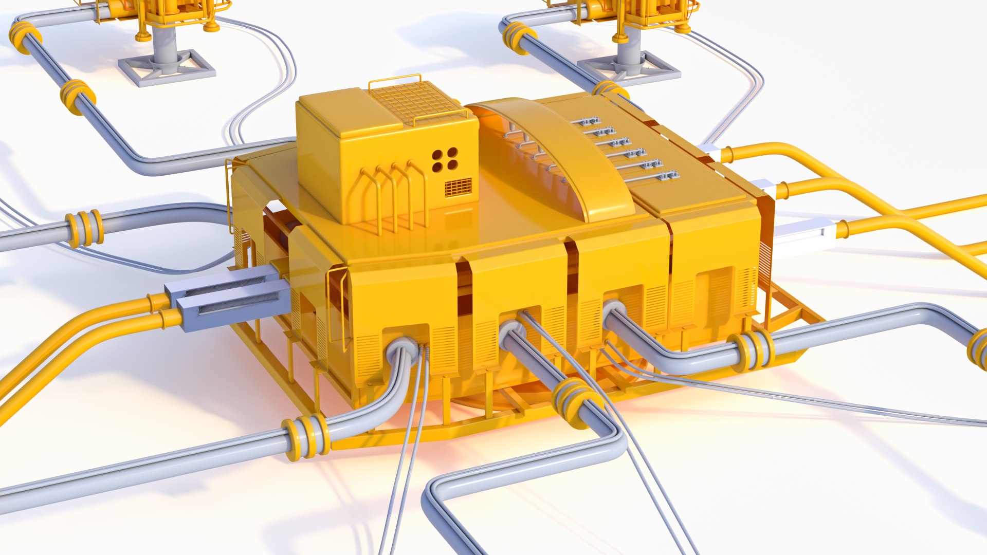 3D Sub Sea System Model - TurboSquid 1974992