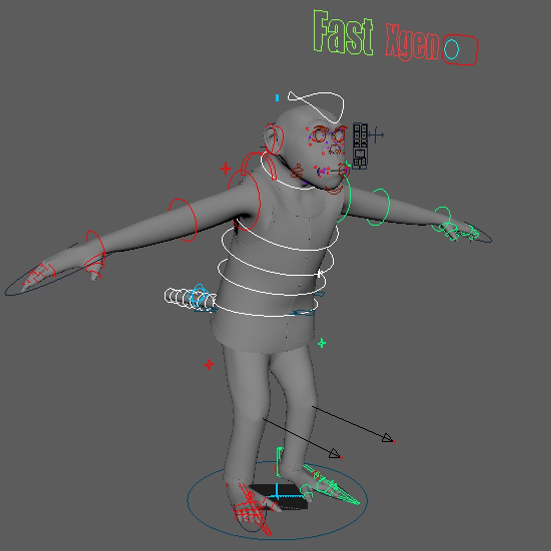 Cartoon Monkey Rigged 3D Model - TurboSquid 2006901