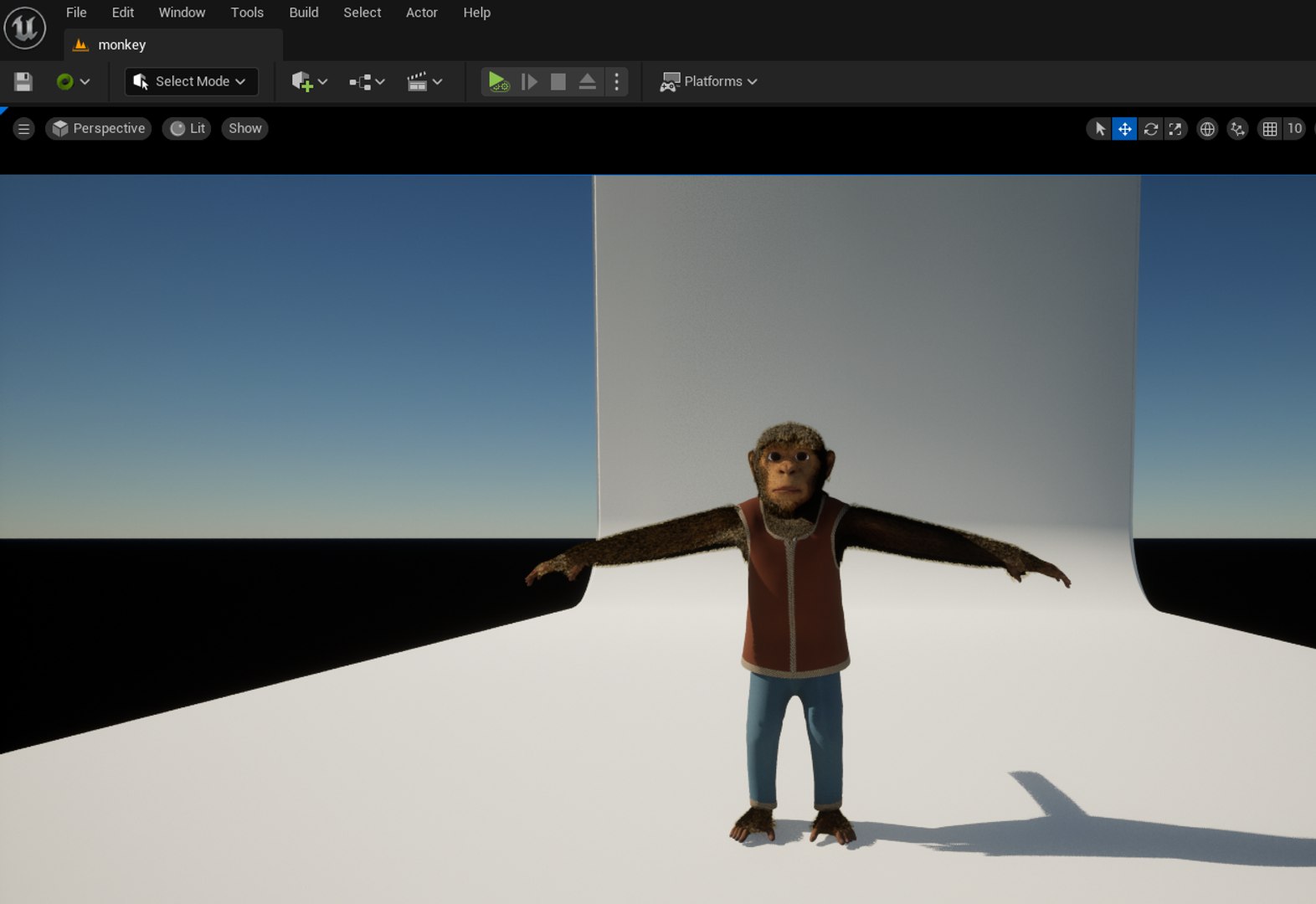 Cartoon Monkey Rigged 3D Model - TurboSquid 2006901