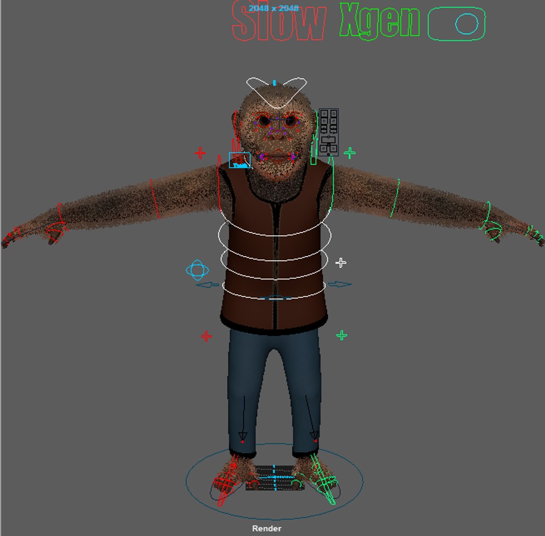 Cartoon Monkey Rigged 3D Model - TurboSquid 2006901