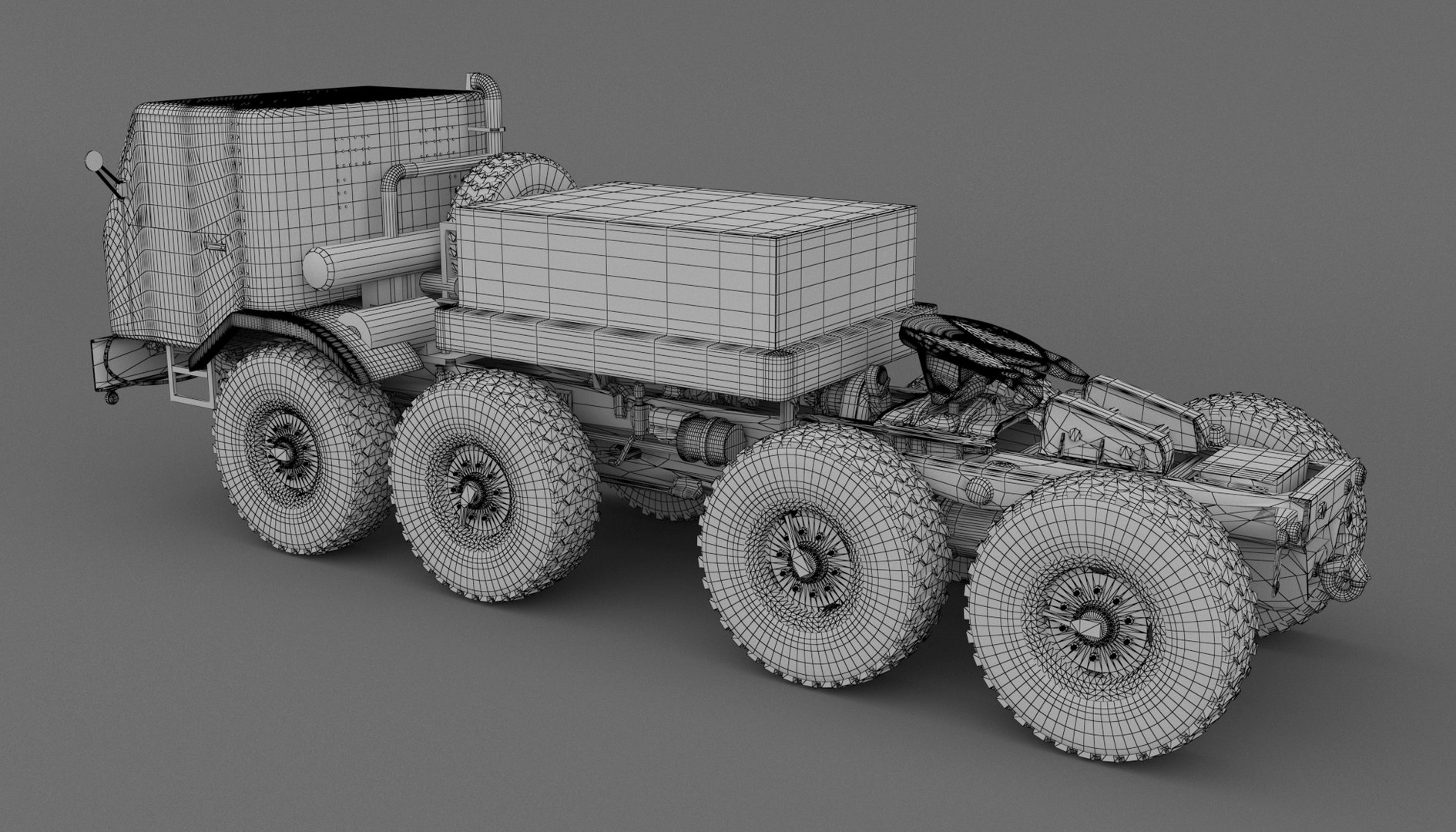 3D Model Army Truck - TurboSquid 1554842