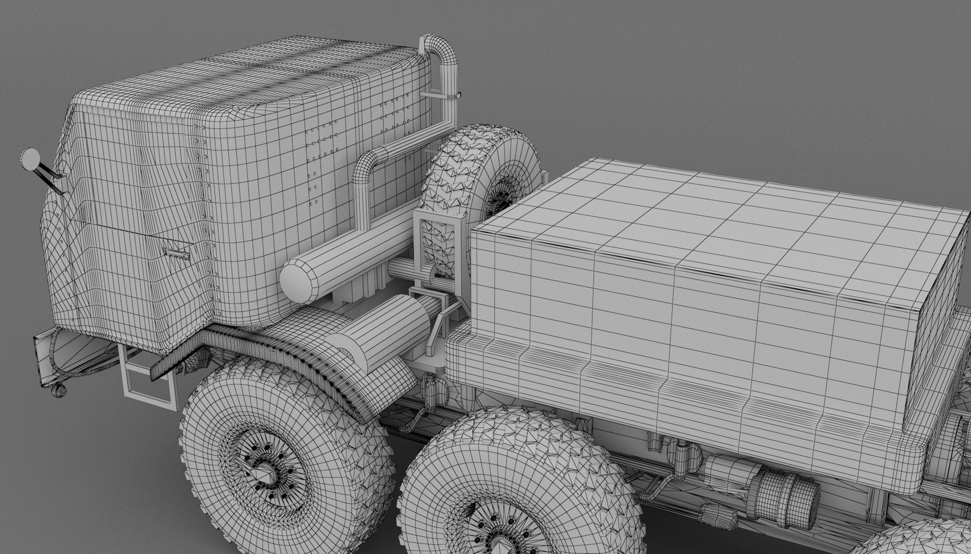 3D Model Army Truck - TurboSquid 1554842
