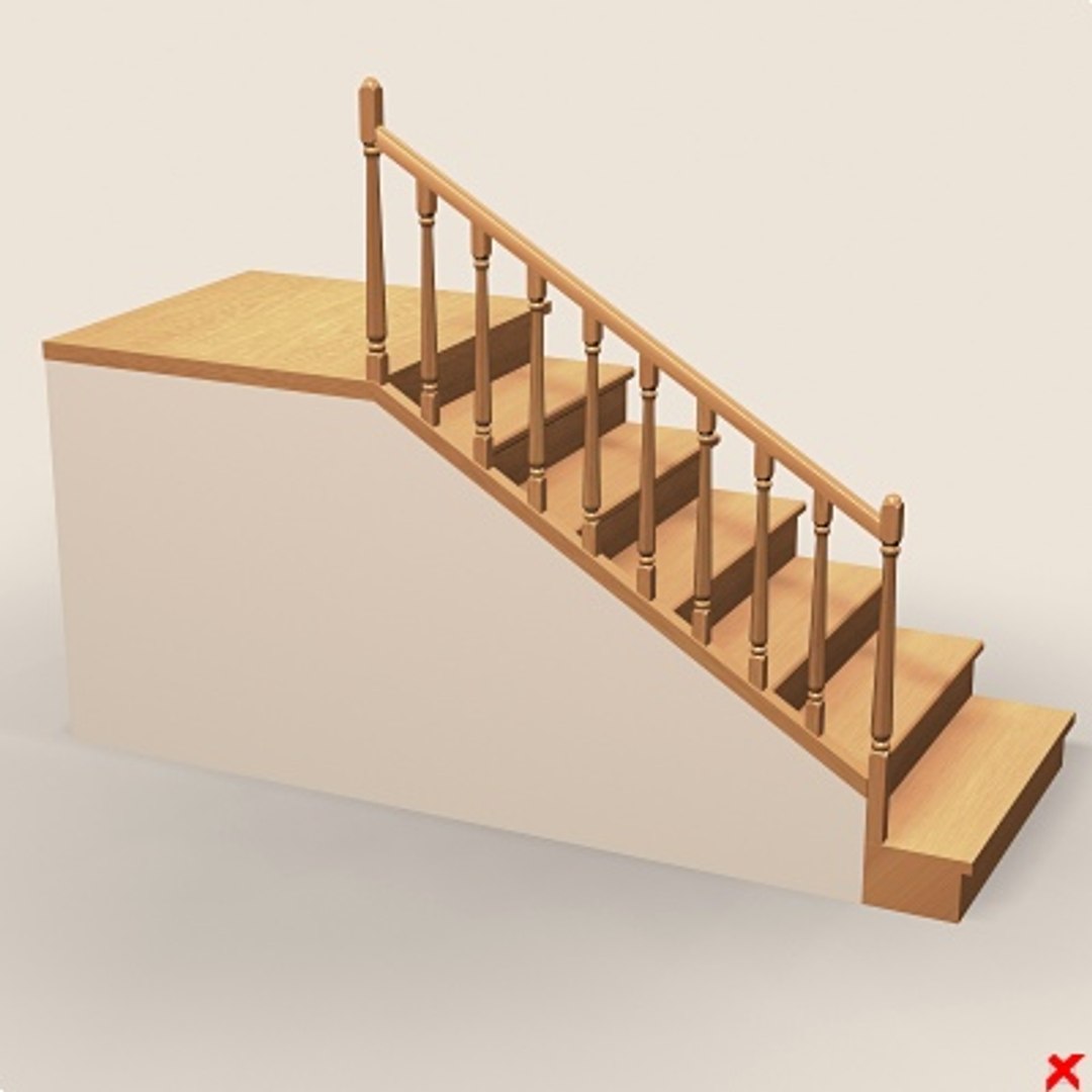 staircase 3d max