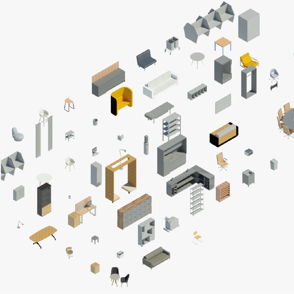 3D All families - 1275 pieces - Revit families - TurboSquid 2018416