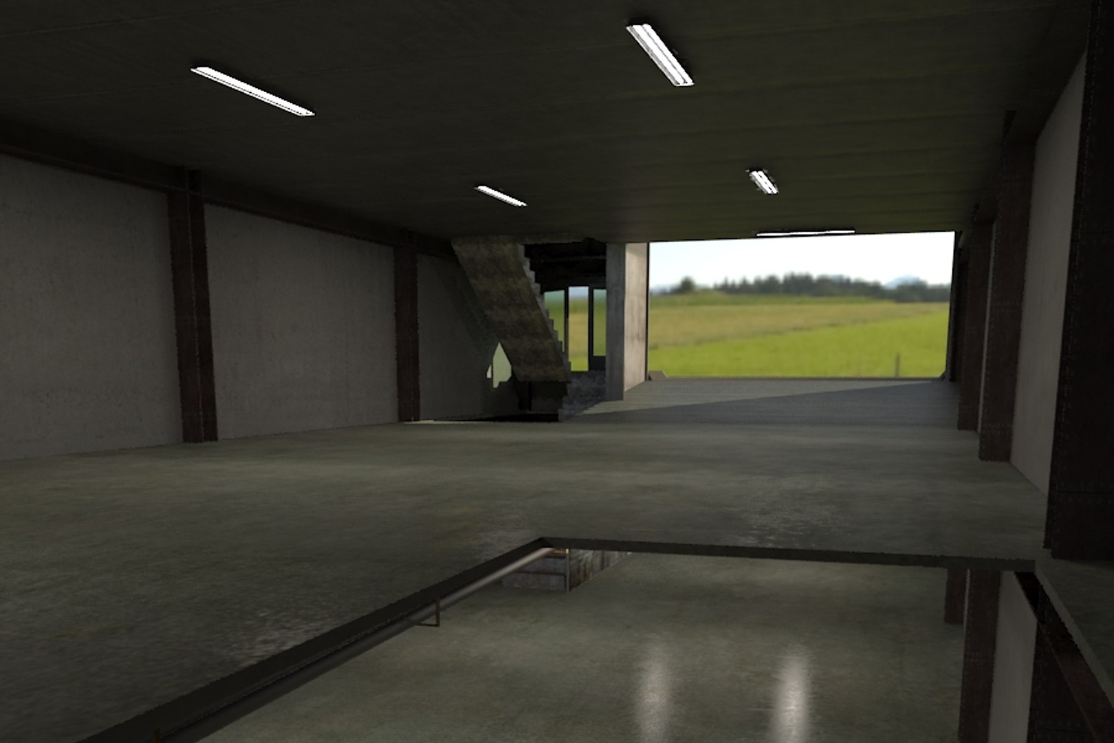 Multi Level Parking 3d Model