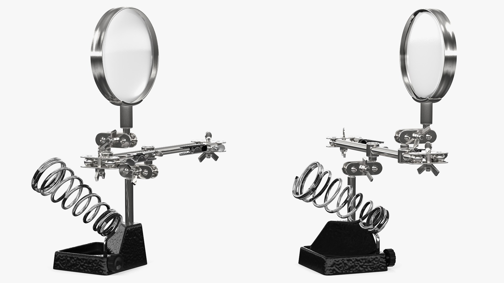 Helping Hands Magnifier Soldering Model - TurboSquid 1606770