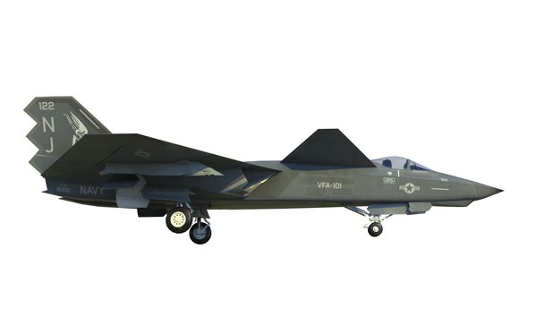 modelo 3d YF-23 naval NATF-23 - TurboSquid 1895459
