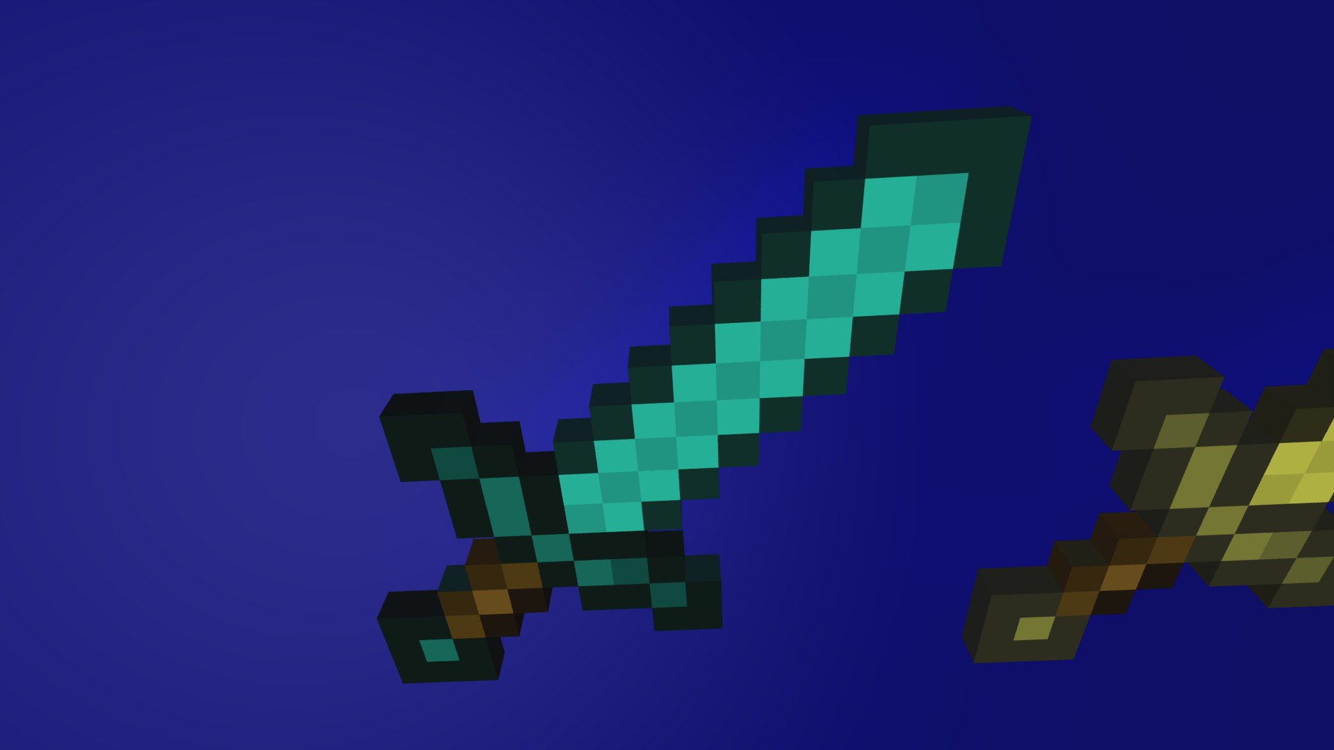 3d Model Sword Minecraft