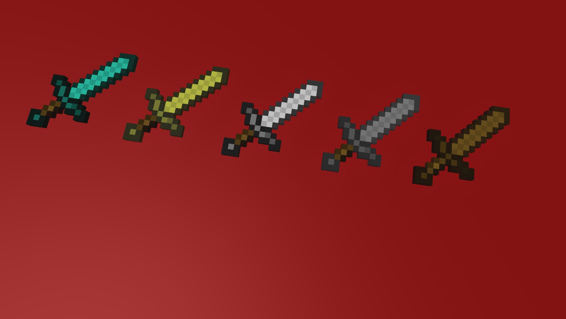 3d Model Sword Minecraft