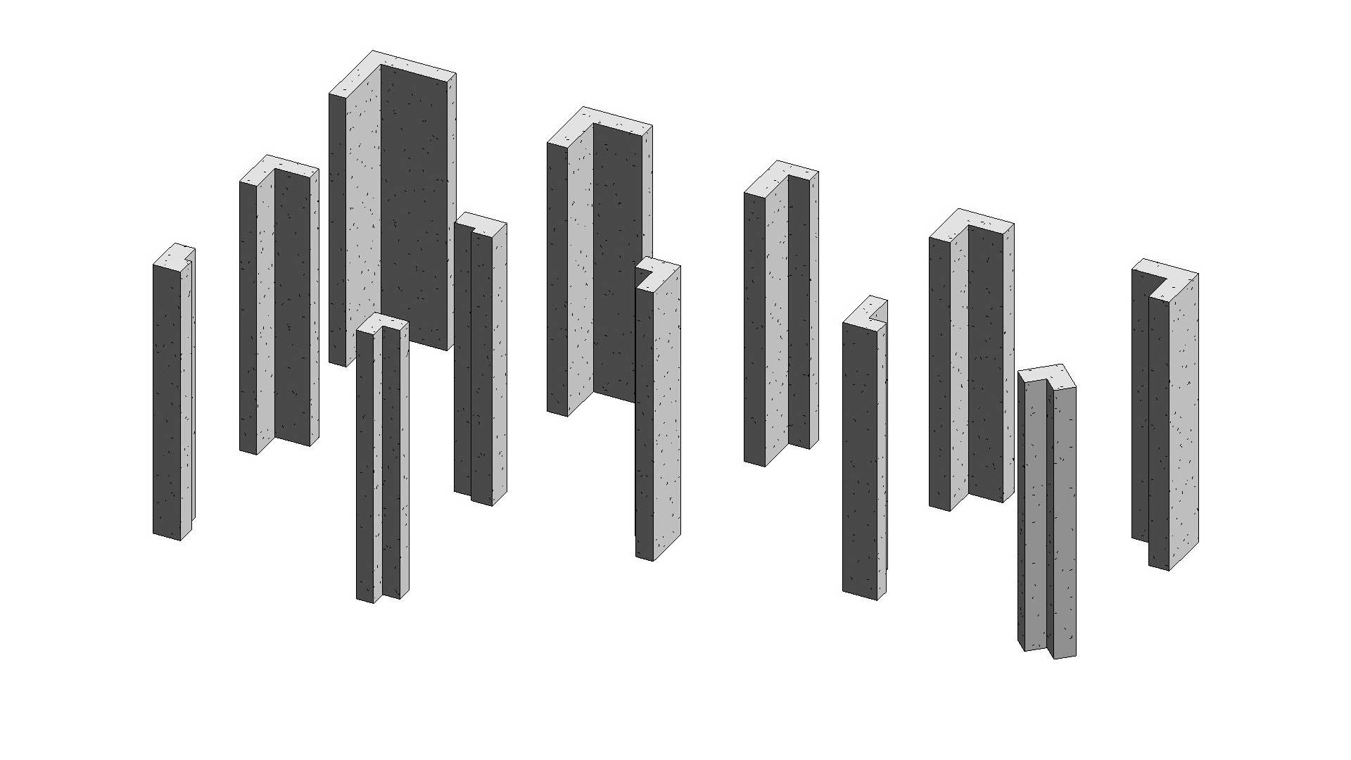 3D L Shaped Column - TurboSquid 2026351