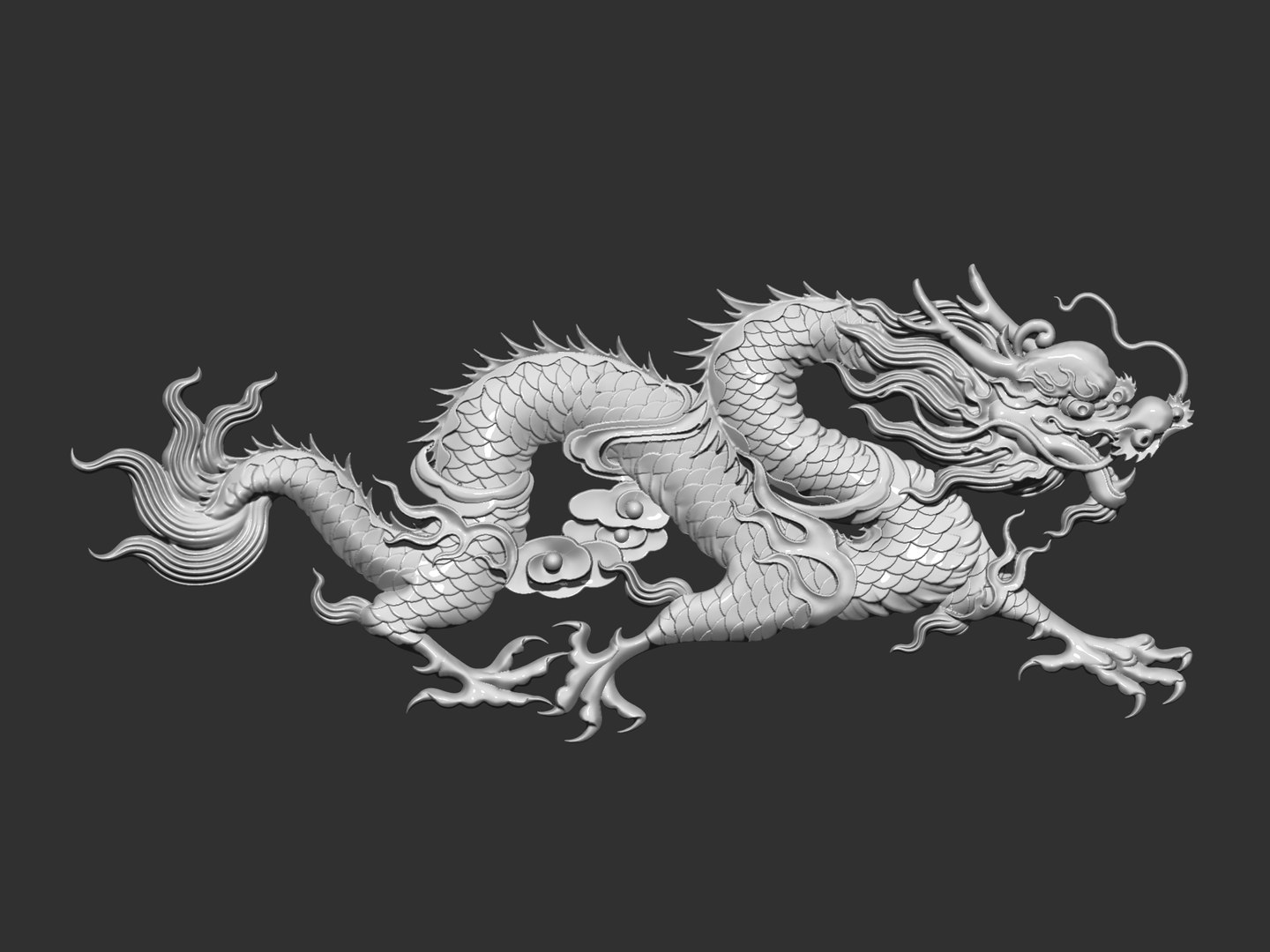 3D Dragon Model - TurboSquid 2038455