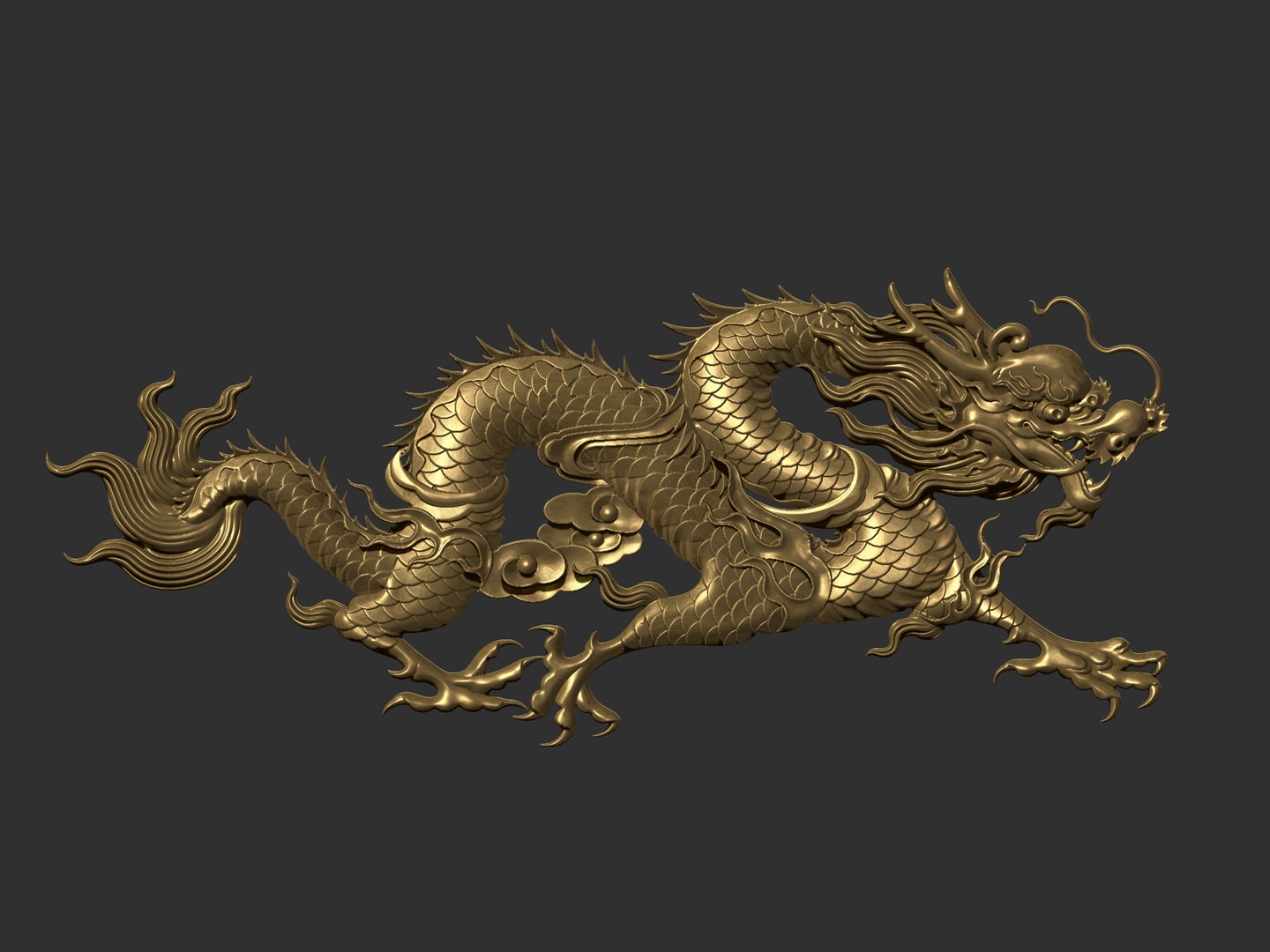 3D Dragon Model - TurboSquid 2038455
