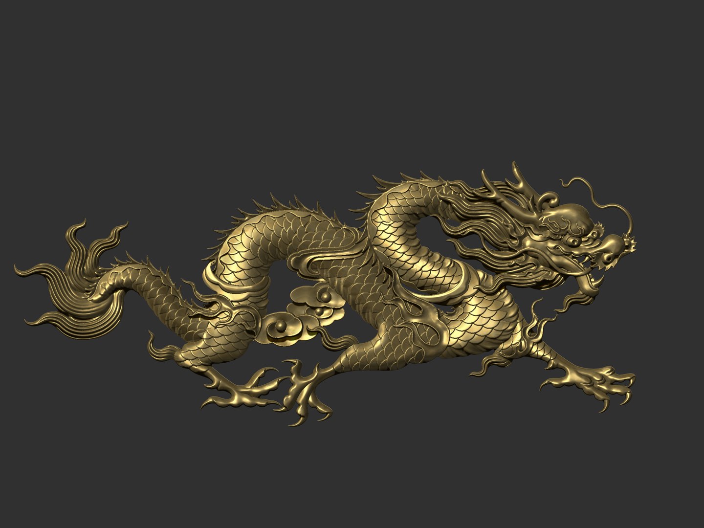 3D Dragon Model - TurboSquid 2038455