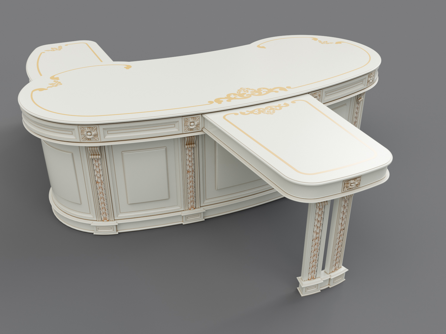 3d model classic table