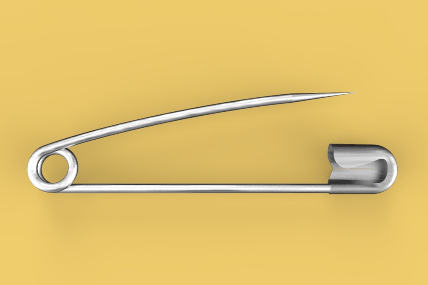 3D Safety Pin Fastening - TurboSquid 1439955