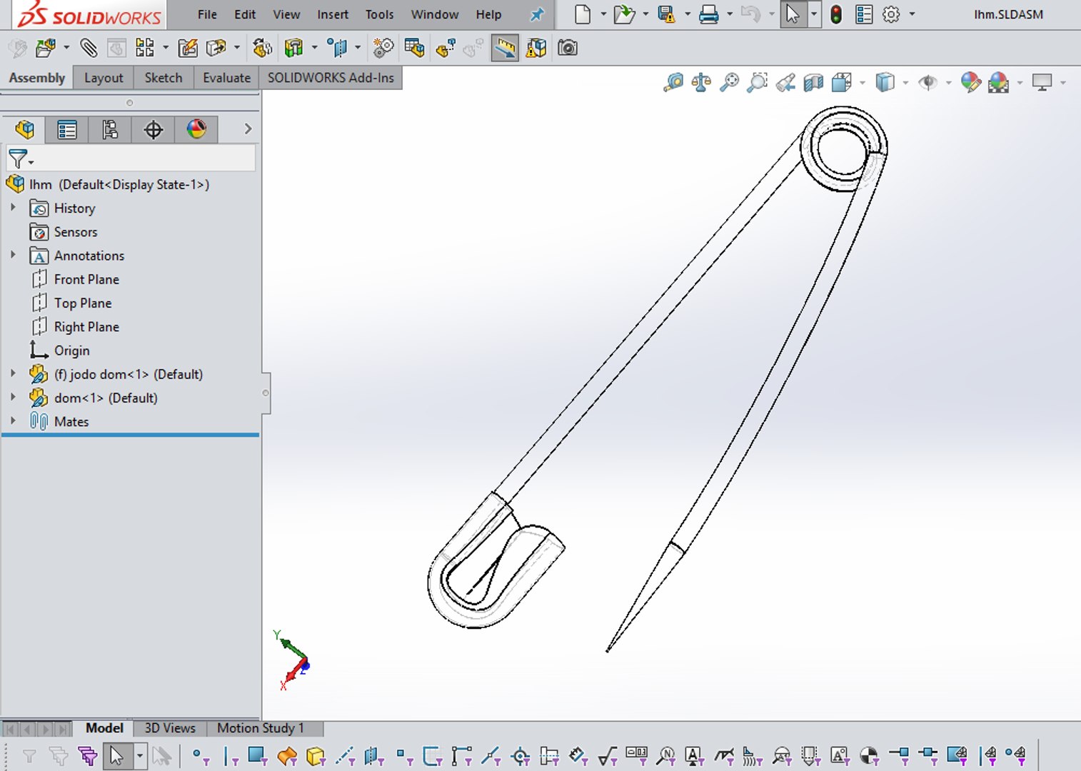 3D Safety Pin Fastening - TurboSquid 1439955