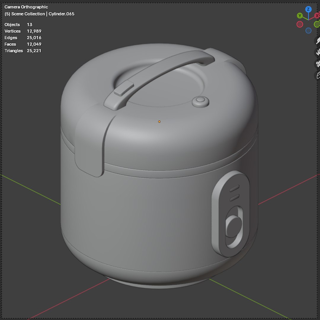 Rice Cooker 3D - TurboSquid 2223172