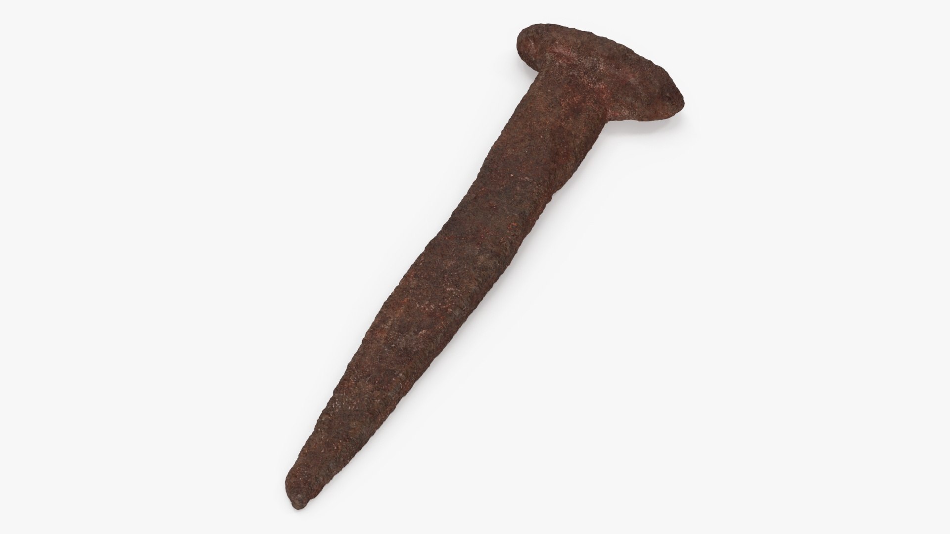 3D Antique Rusty Nail - TurboSquid 2214590