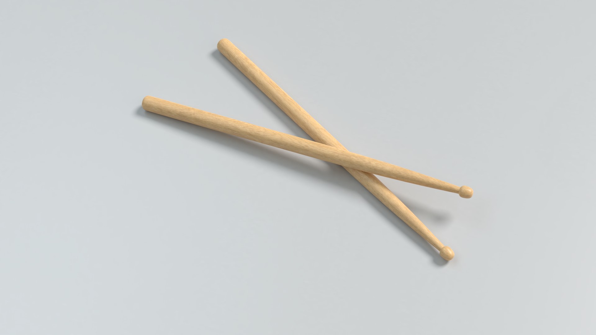 3D Drum Sticks Model - TurboSquid 1520292