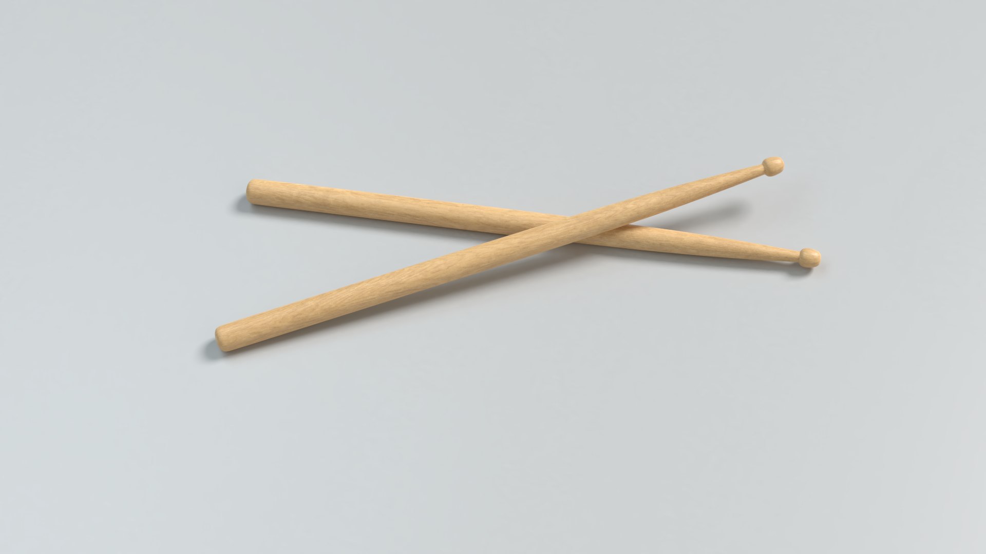 3D Drum Sticks Model - TurboSquid 1520292
