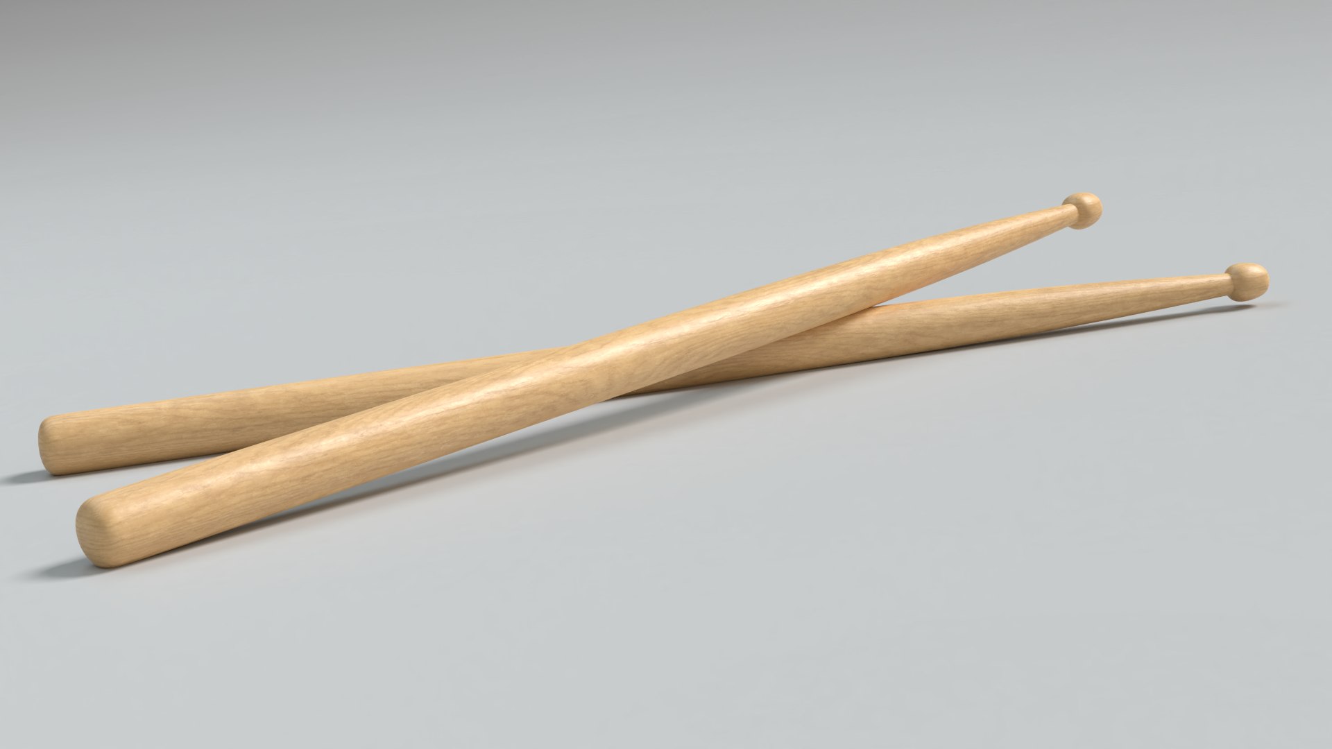 3D Drum Sticks Model - TurboSquid 1520292