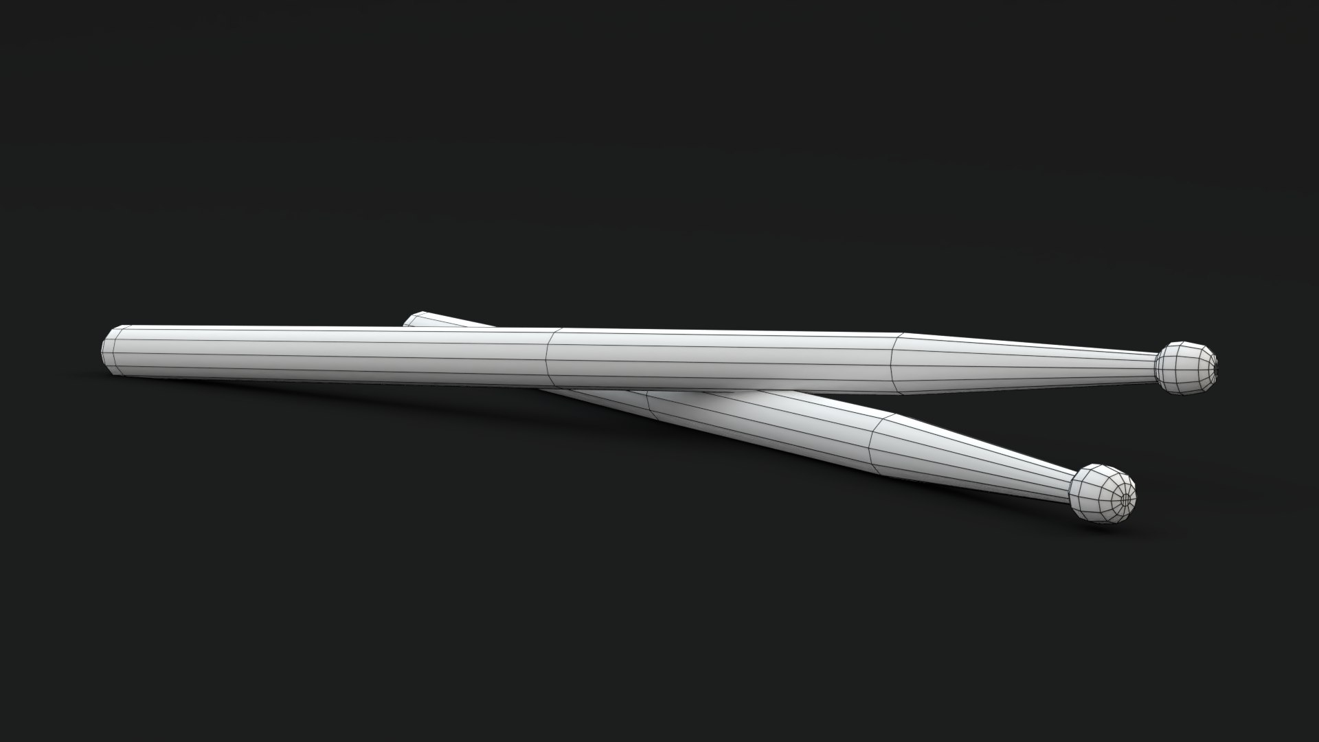 3D Drum Sticks Model - TurboSquid 1520292