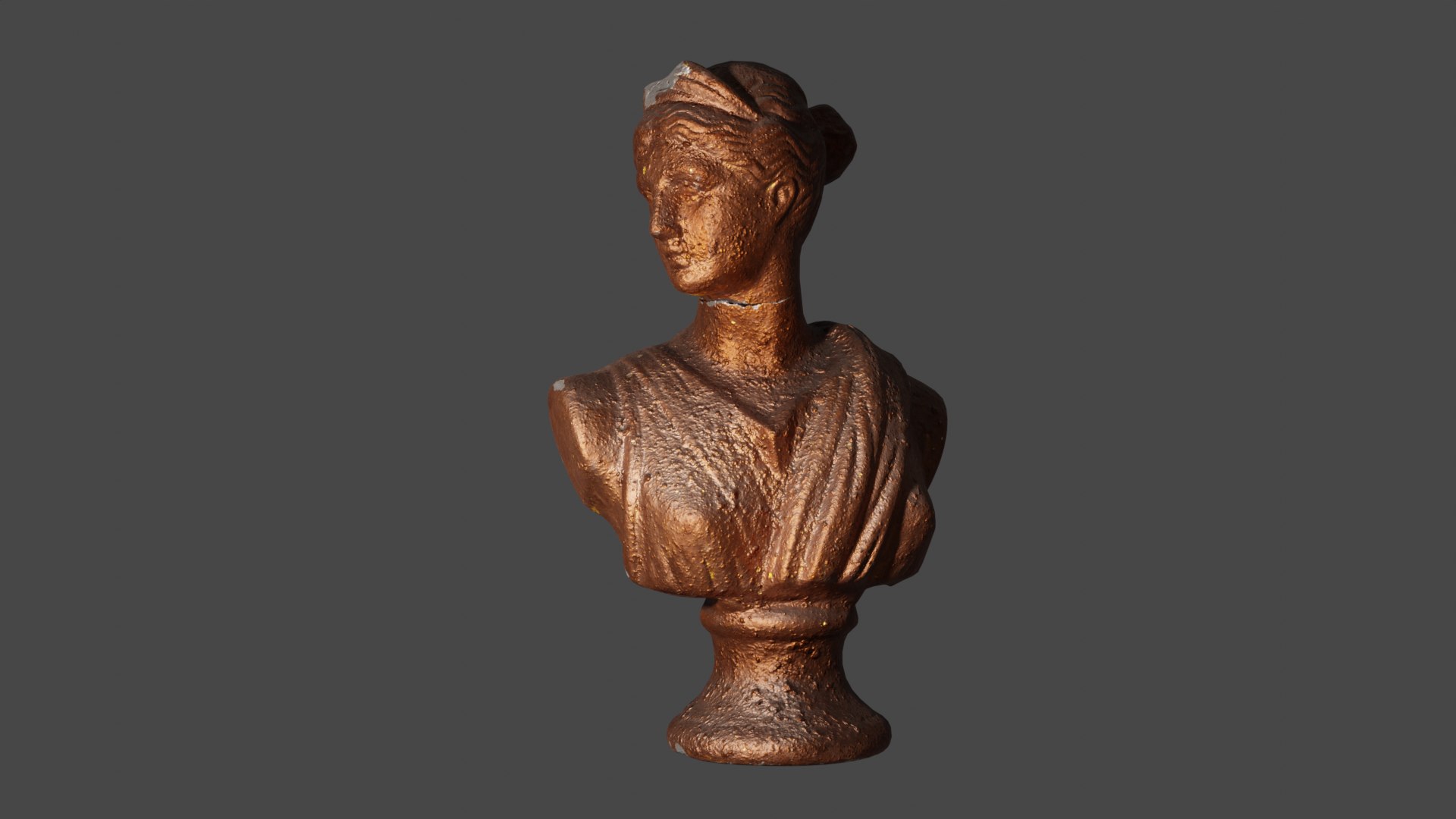 Roman Bust Statuette 3D Model 3D Model - TurboSquid 1980281