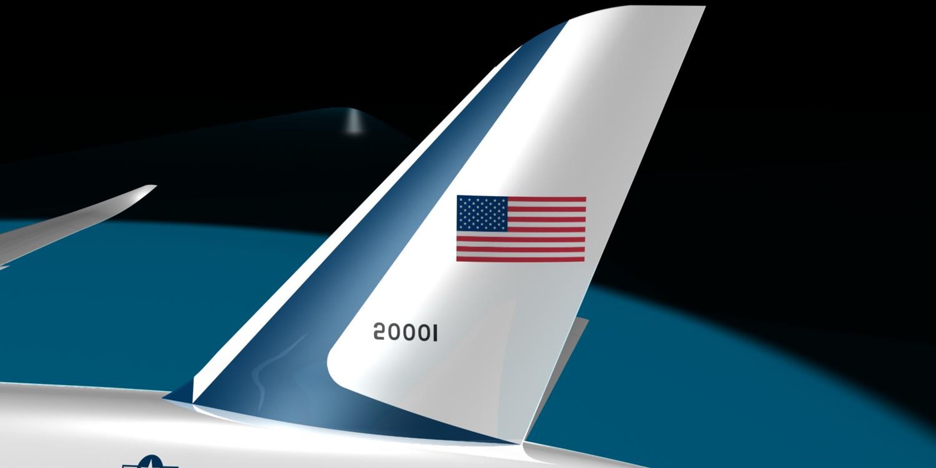 3d Dreamliner U S President Model
