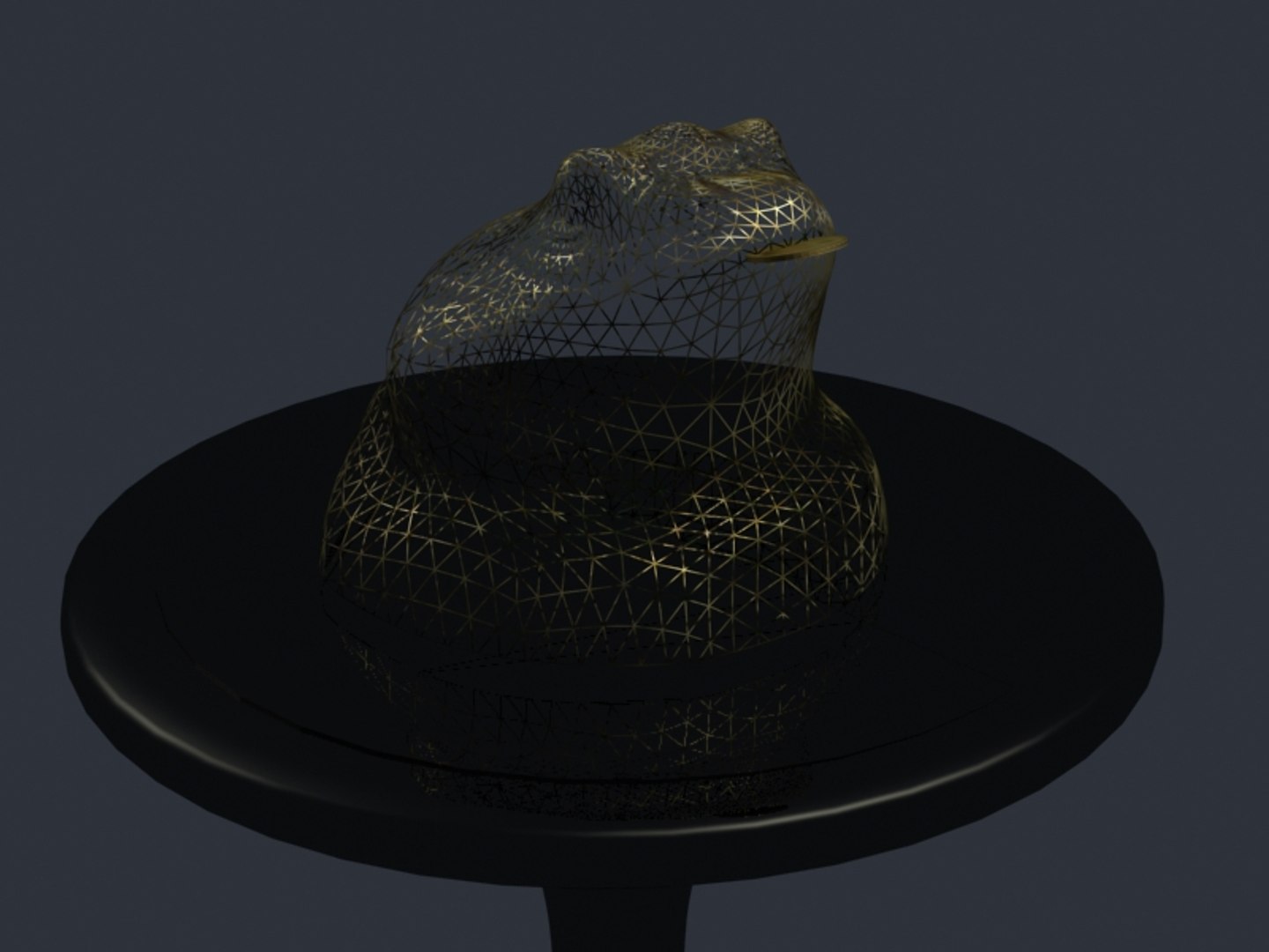 3d Feng Money Frog Model