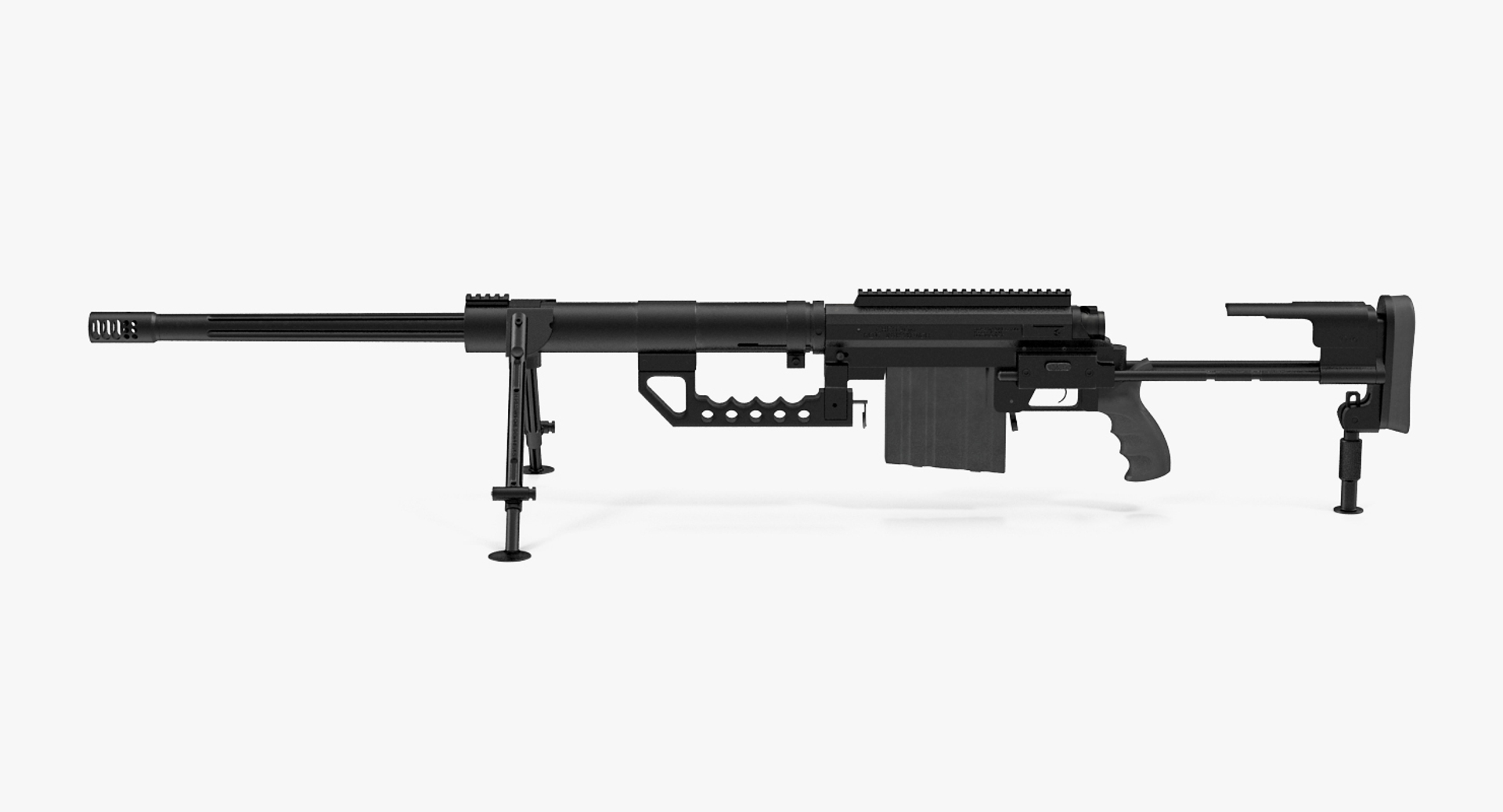 3D Model Rifle Cheytac Intervention M200 | 1144927 | TurboSquid