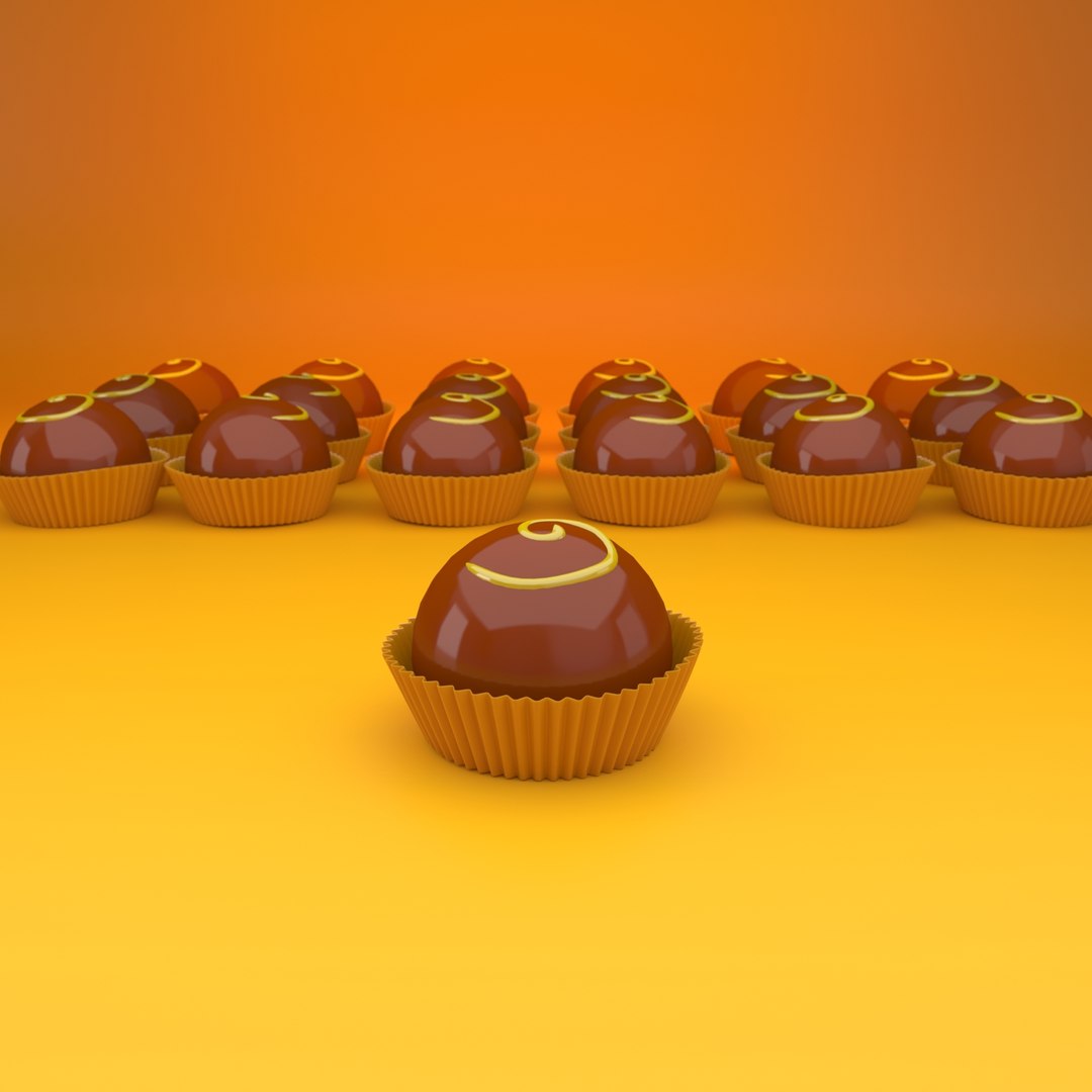 Chocolate model - TurboSquid 1149391