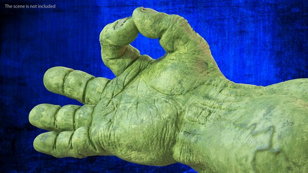 Hulk Hands Rigged3Dモデル - TurboSquid 1903138