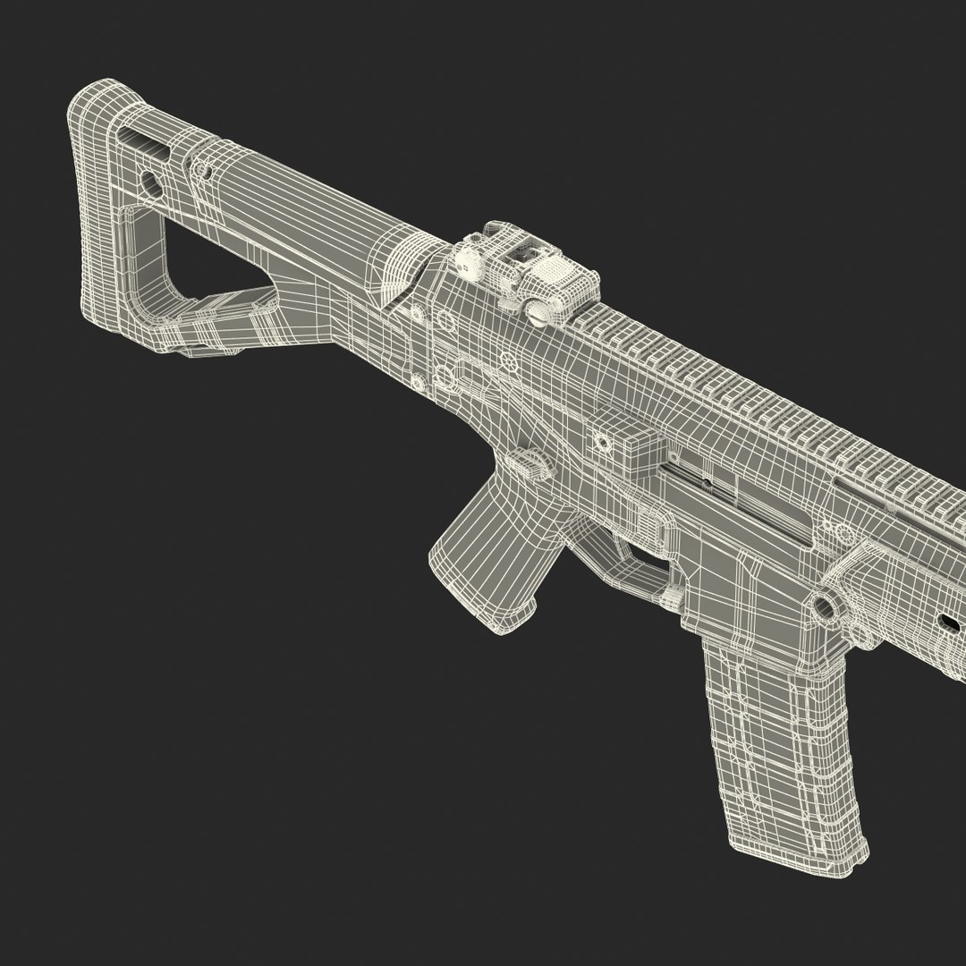 3d Adaptive Combat Rifle Carbine Model