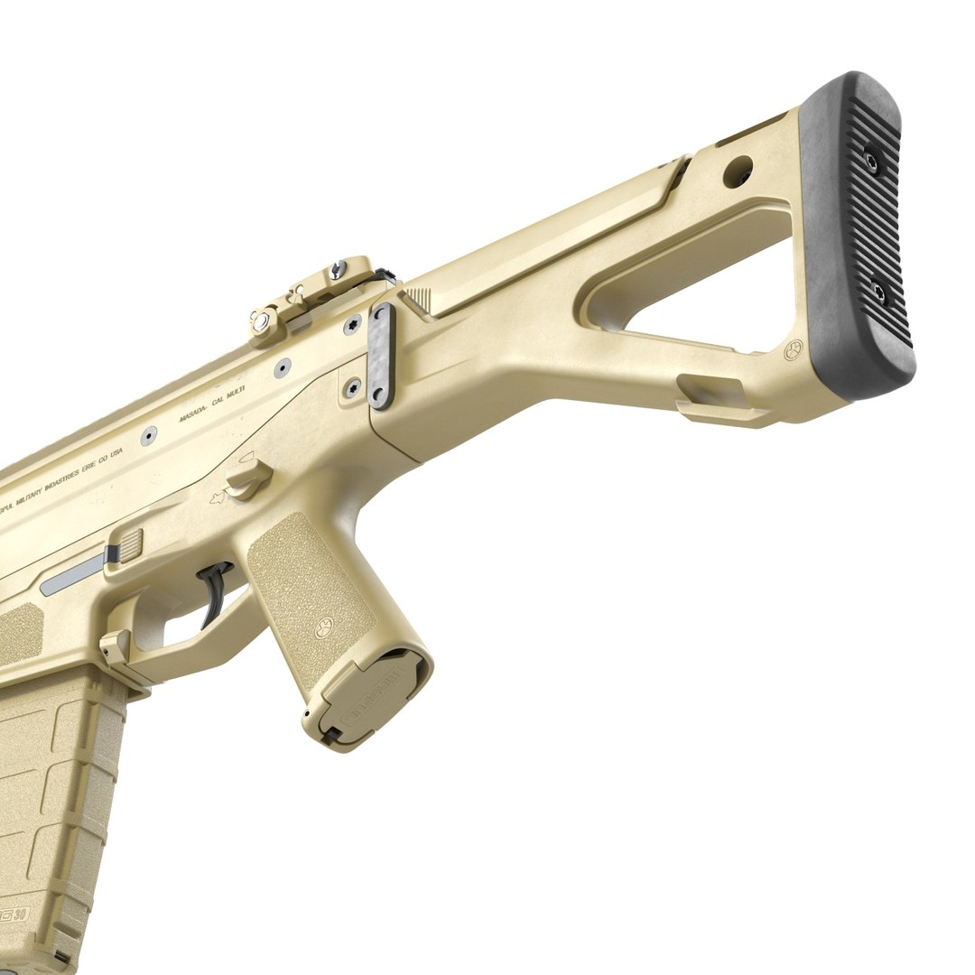 3d Adaptive Combat Rifle Carbine Model
