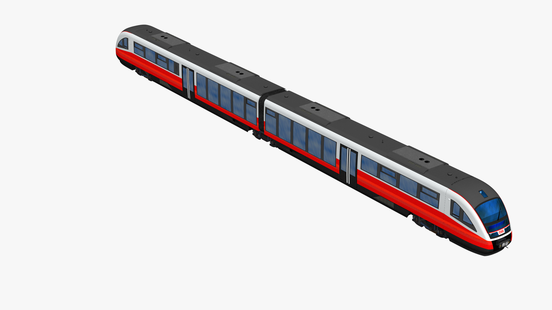 Siemens desiro classic oebb class 5022 diesel electric passenger train ...